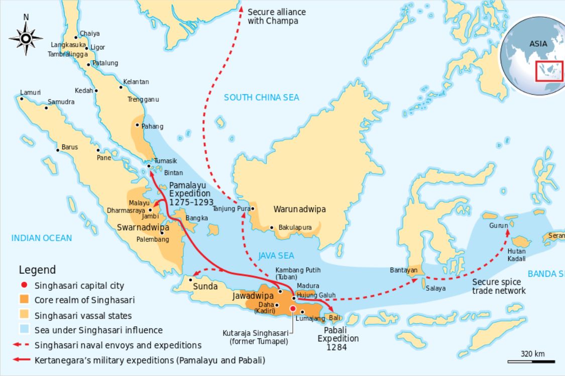 12 Kerajaan Hindu Budha di Indonesia, dari Kutai sampai Majapahit